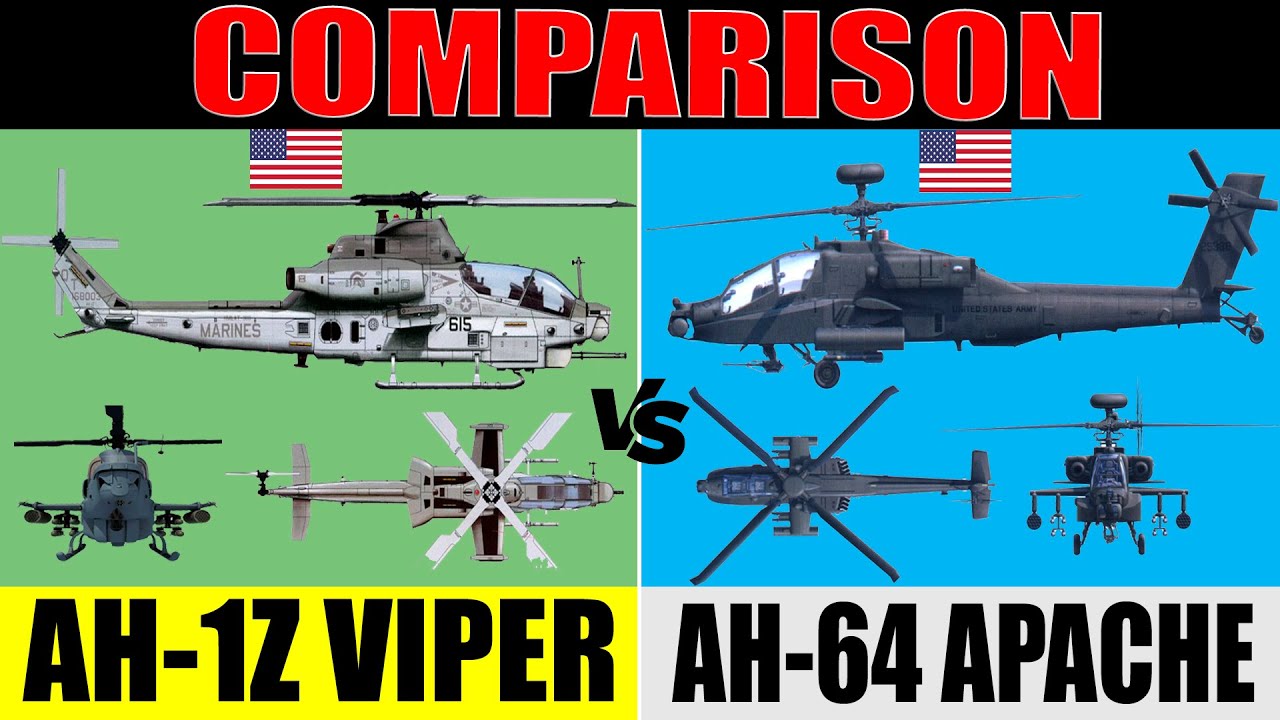 AH-64 Apache vs AH-1Z Viper: comparison | Bell AH-1z Viper vs Apache: Which is better?