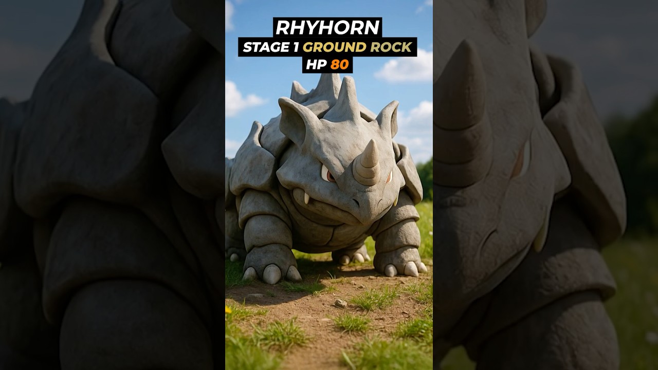 Pokemon Evolutions: Rhyhorn Evolves into Rhyperior