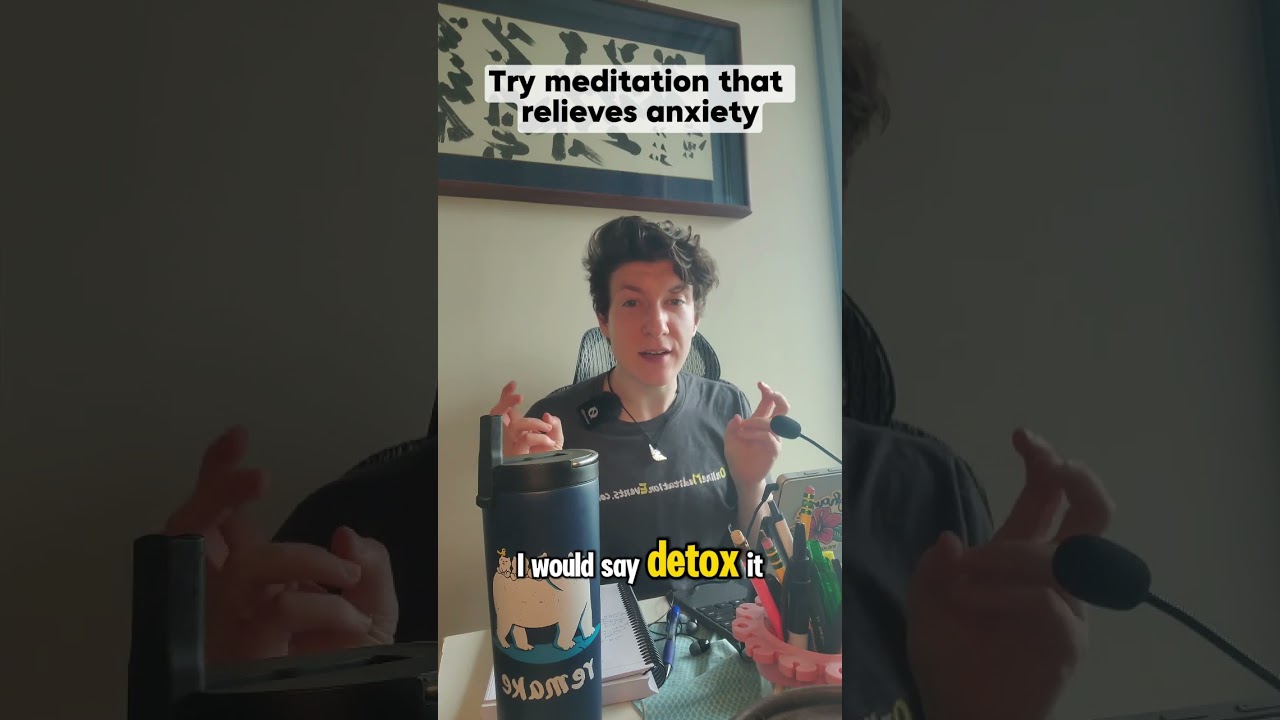 Try meditation that relieves anxiety