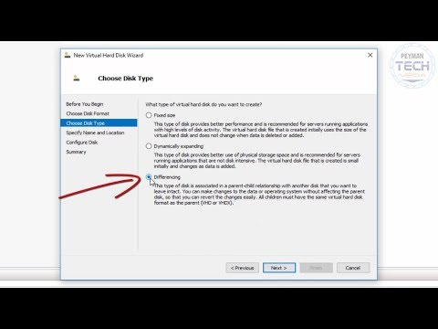 How to create a Differencing Disk in Hyper-V Virtual Machine for Windows Server 2012 R2
