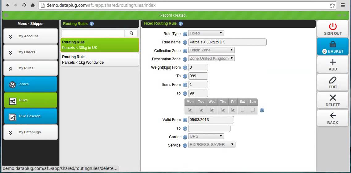 Dataplug Video 2 - How to Set Up Routing Rules