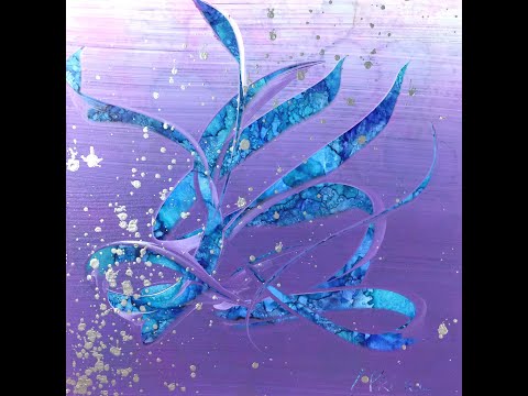 Keep on Moving «Scratch Art Technique» abstract painting Demonstration | #shorts