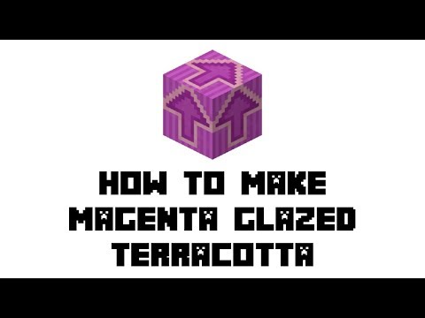 Minecraft Survival: How to Make Magenta Glazed Terracotta