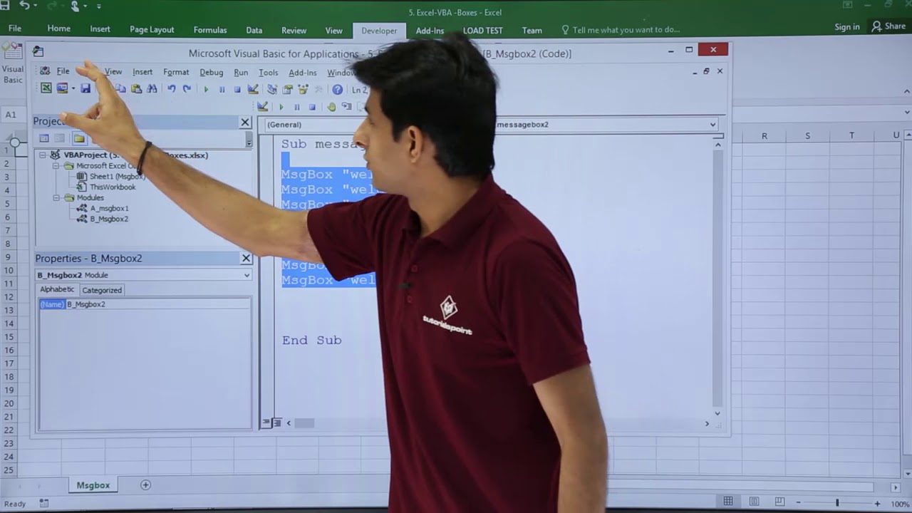 Excel VBA - Message Box 2