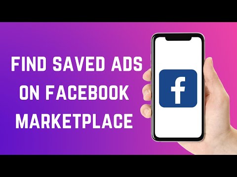 how to find saved ads on facebook marketplace
