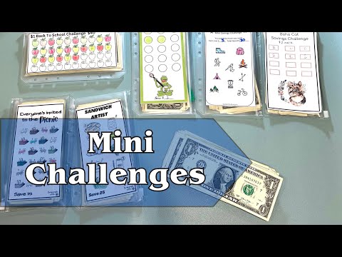 Mini Savings Challenges | finishing one | one new challenge | low budget