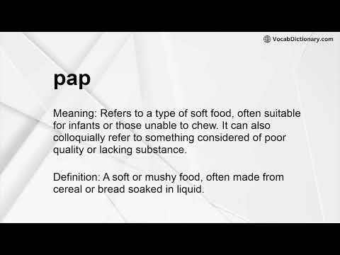 pap Meaning
