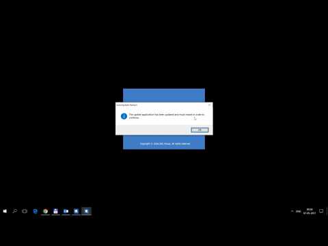 SDL Studio 'The update application has been updated and must restart' message