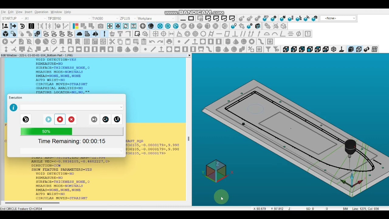 Program Created with CAD Model
