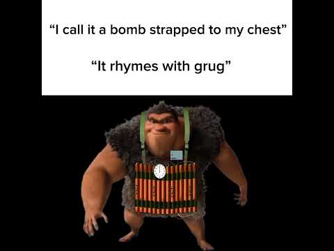 It rhymes with grug #memes #fyp