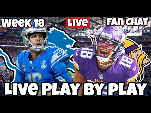 Minnesota Vikings vs Detroit Lions Week 18 NFL Game Live Stream