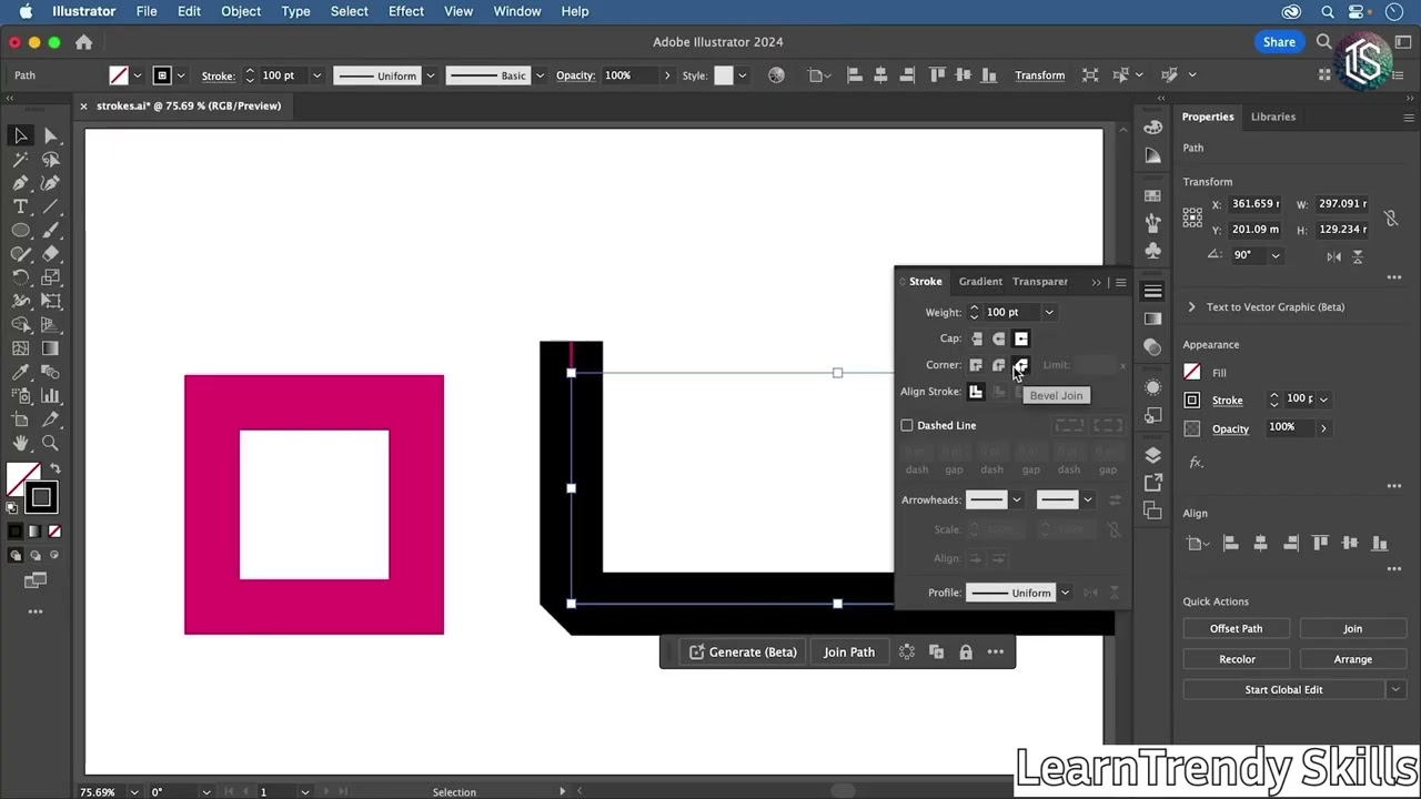 Master Stroke Attributes in Adobe Illustrator | Stroke Settings Explained