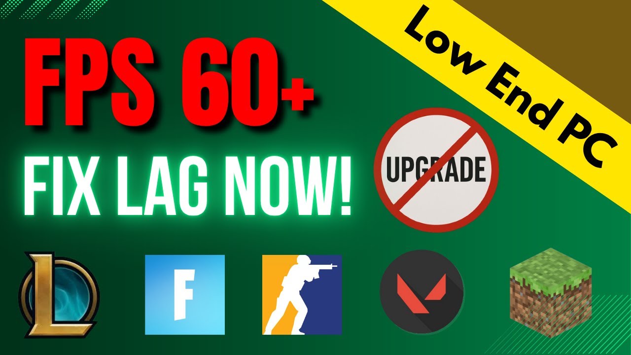 Optimize Low-End PC for Gaming | Boost FPS Without Upgrading Hardware!