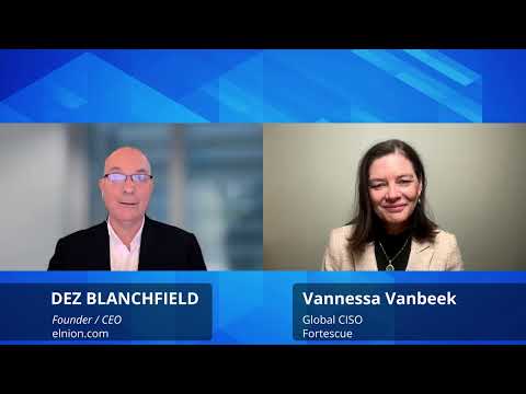 Vannessa Vanbeek, Global CISO at Fortescue, discussing BeerOps 2025