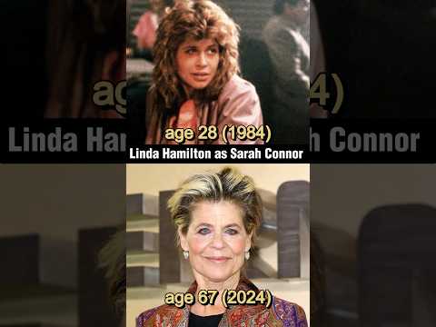 Terminator actresses (1984 & 2024) Cast: Then and Now #movie #actor #film #cast #terminator #shorts