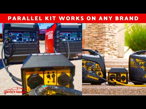 Generator Parallel Kit Explained / use any brand Parallel kit with different brand 120v Generator