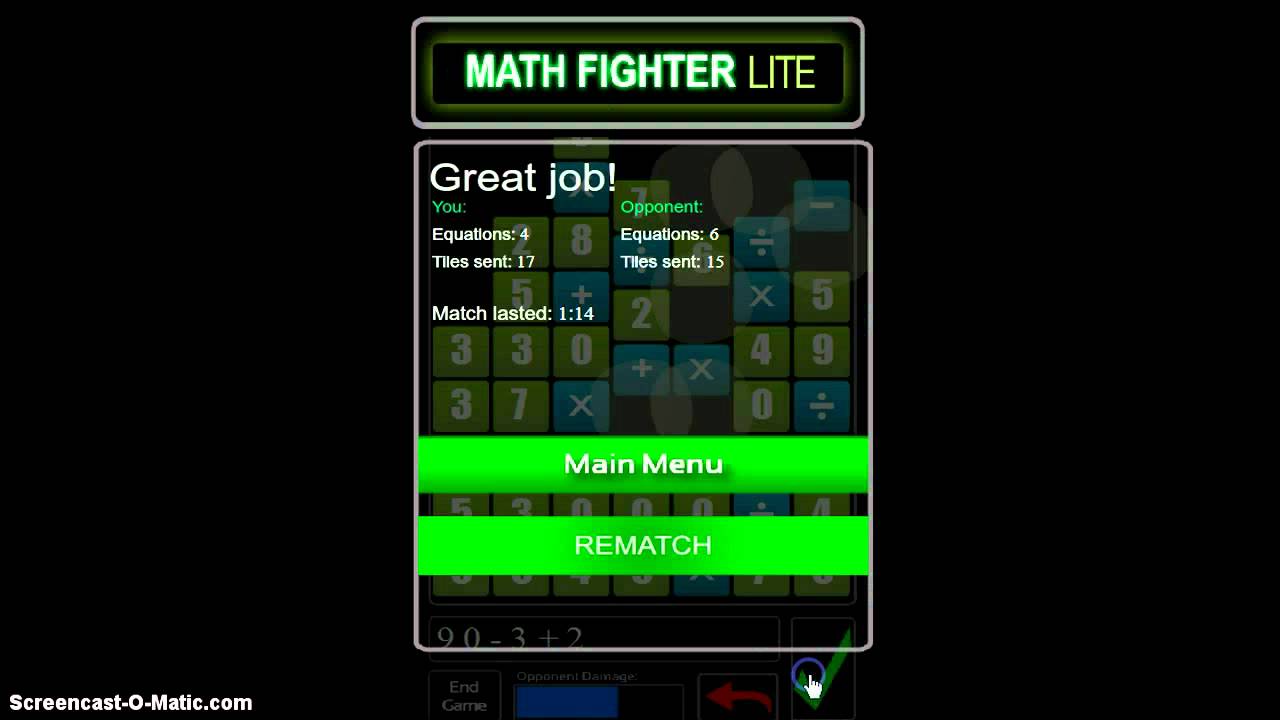 Math Fighter Demo