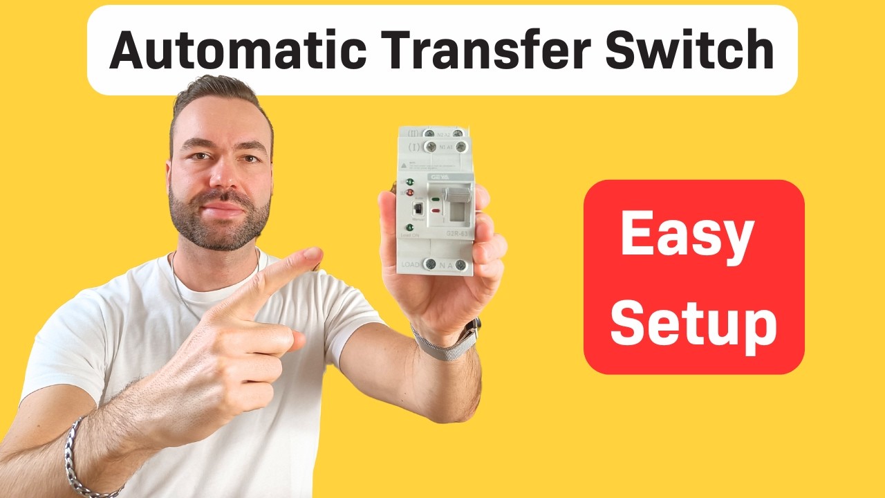 Automatic Transfer Switch (ATS) GEYA: Switch between shore and inverter