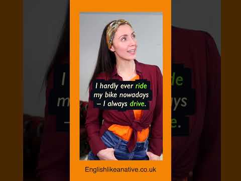 🚗 Irregular Verbs Drive and Ride 🚴♀️