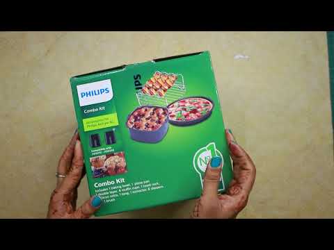 Philips Airfryer Combo Accessory Kit- Bake, Grill, Fry, Toast! Works with HD9270, HD9280, NA352