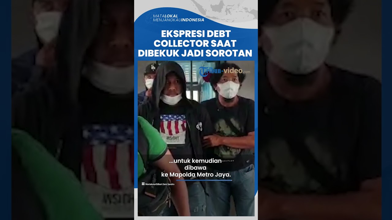 Ekspresi Ciut Debt Collector Dibekuk di Tempat Persembunyiannya di ...