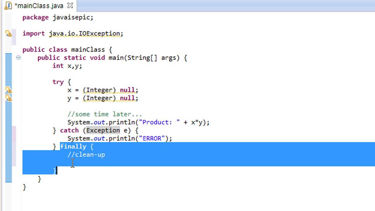 Java Programming - 43 - Exception Handling