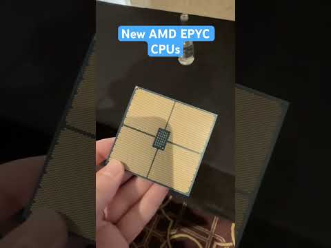 AMDs new EPYC CPUs code named "Bergamo.” Here are the 128 core 9754 and cache-heavy 9684X CPUs.