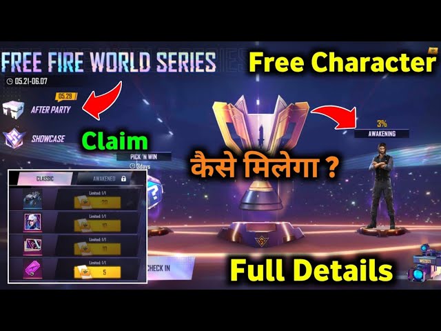 All you need to know about Free Fire’s Awaken Andrew event