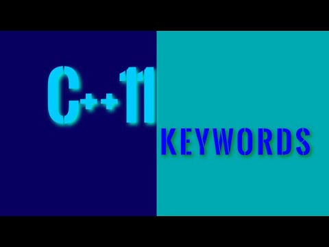 C++ Keywords | Reserved Words | Programming Tutorial For Beginners