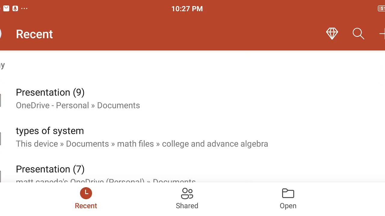 How to make a presentation using PowerPoint for android phone
