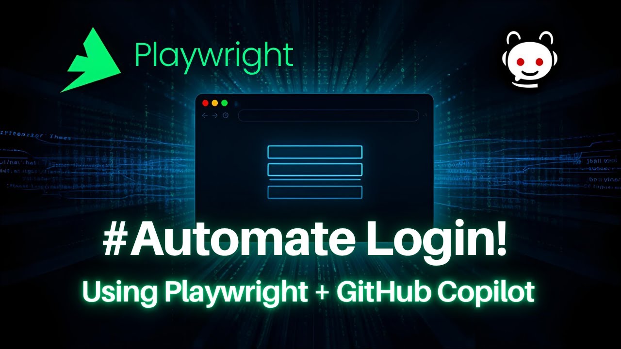Automate Login with Playwright & GitHub Copilot | AI-Powered Automation Testing