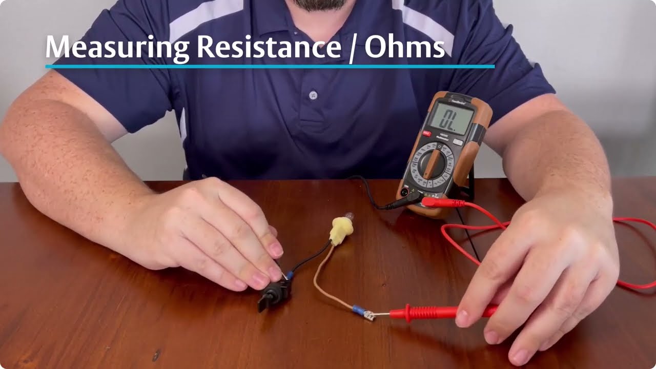 Measuring Resistance with a Digital Multimeter