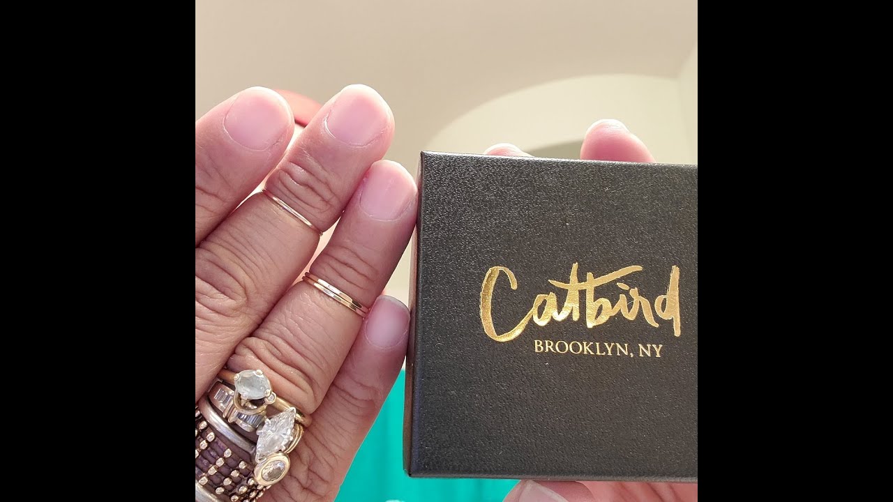 Jewelry Chronicles ☆Catbird NYC Midi Rings Unboxing ☆