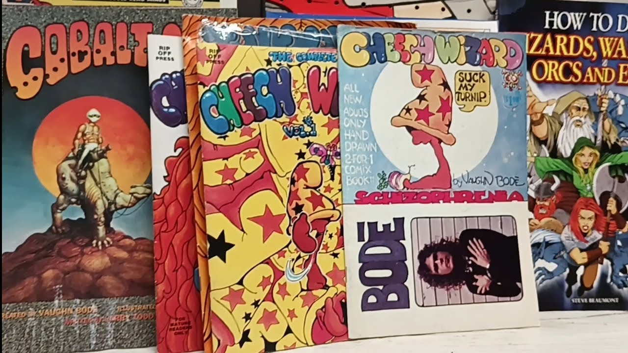 EP 951 Vaughn Bode Comix, Cheech Wizard, Cobalt 60 Etc, 60s, 70s Comix.  Underground.