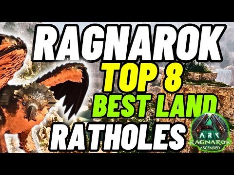Top 8 Land Rathole Base Locations on the New ARK Ascended Ragnarok Map!