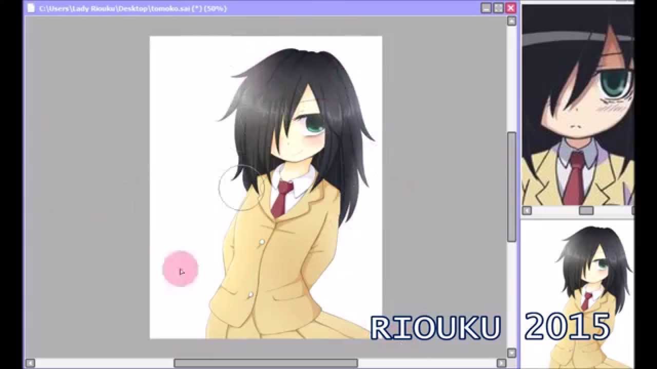 Tomoko Kuroki [Paint tool SAI] ~ speedpaint ~