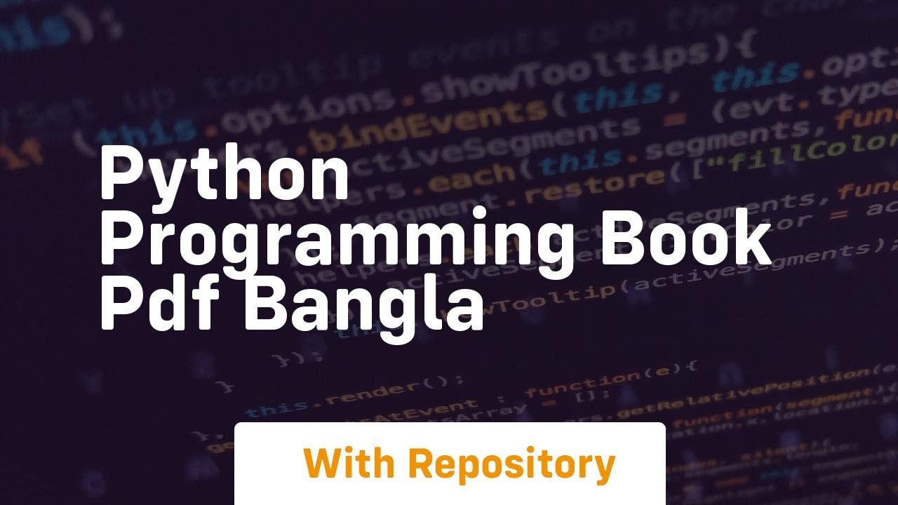 python programming book pdf bangla