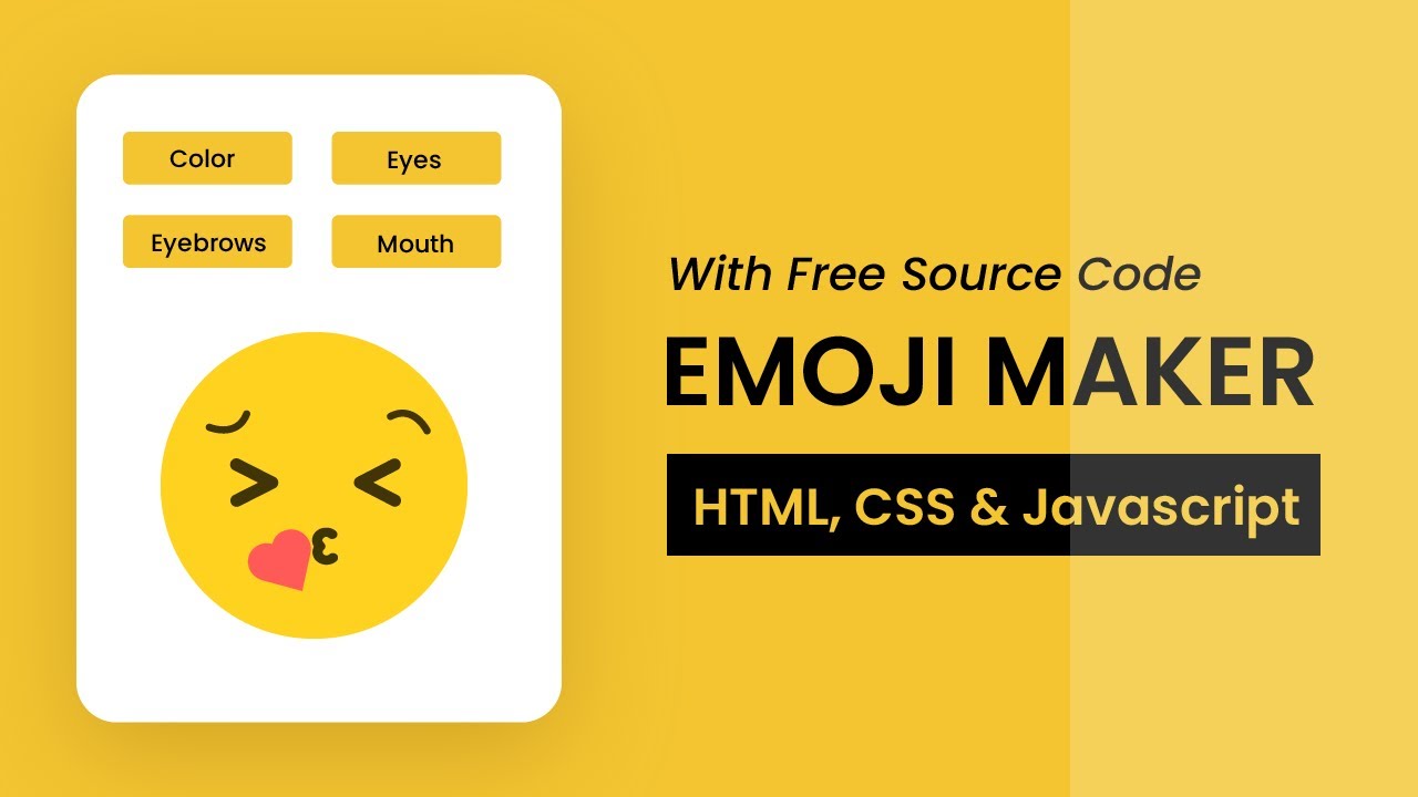 Emoji Maker | HTML, CSS and Javascript