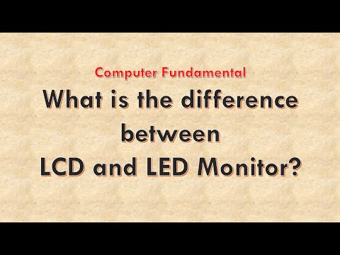 What is the difference between LCD and LED Monitor | LCD and LED Monitor | #youtubevideo