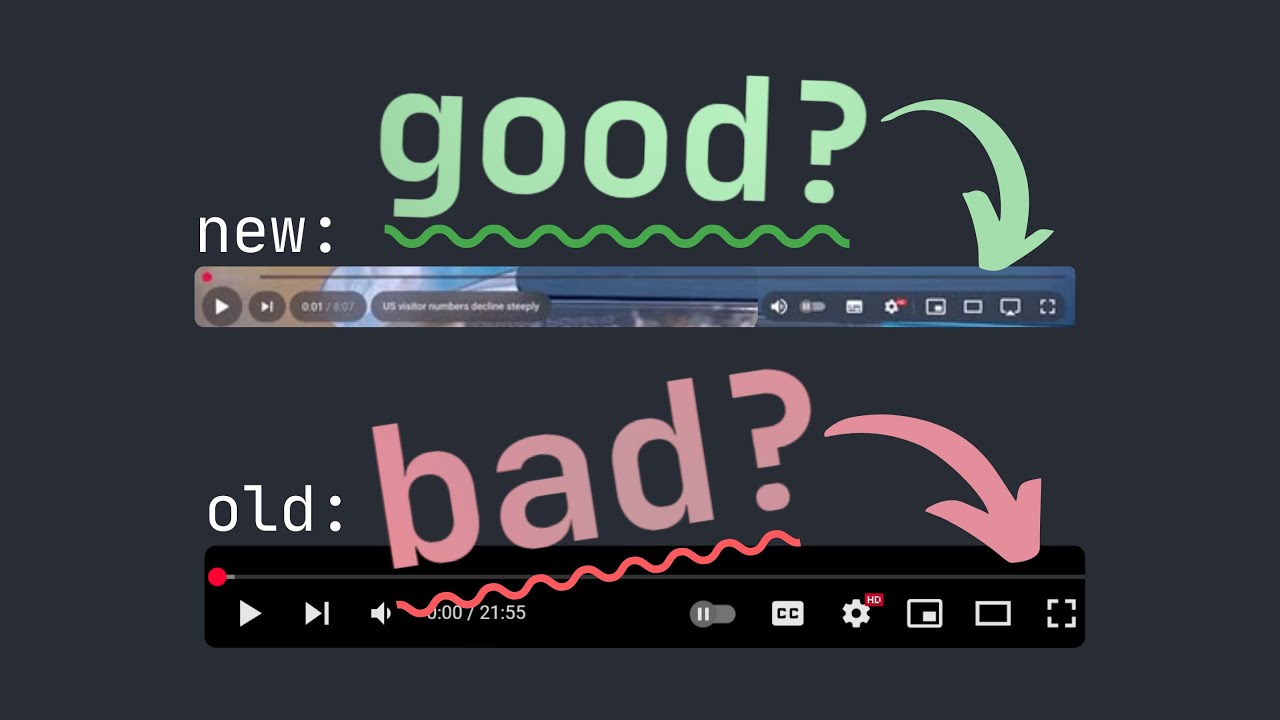YouTube is CHANGING their web-player UI... let's analyze it