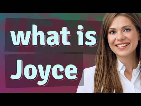 Joyce | meaning of Joyce