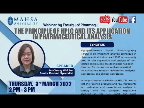 The Principle of HPLC and Its application in Pharmaceutical Analysis