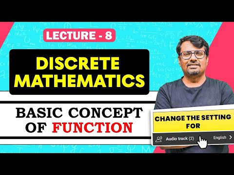 Discrete Mathematics Lecture 8 | Domain & Range Of Function | One-One and Onto Function By GP Sir