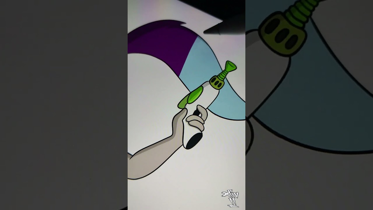 Procreate • Leela Futurama • #procreate #drawing #shorts #shortsvideo  #digitalart