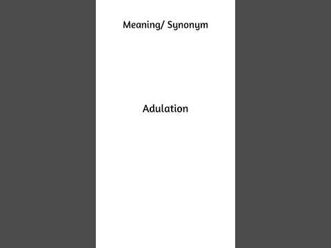 vocabulary - adulation #english #synonyms #learnanewwordtoday #englishlanguage
