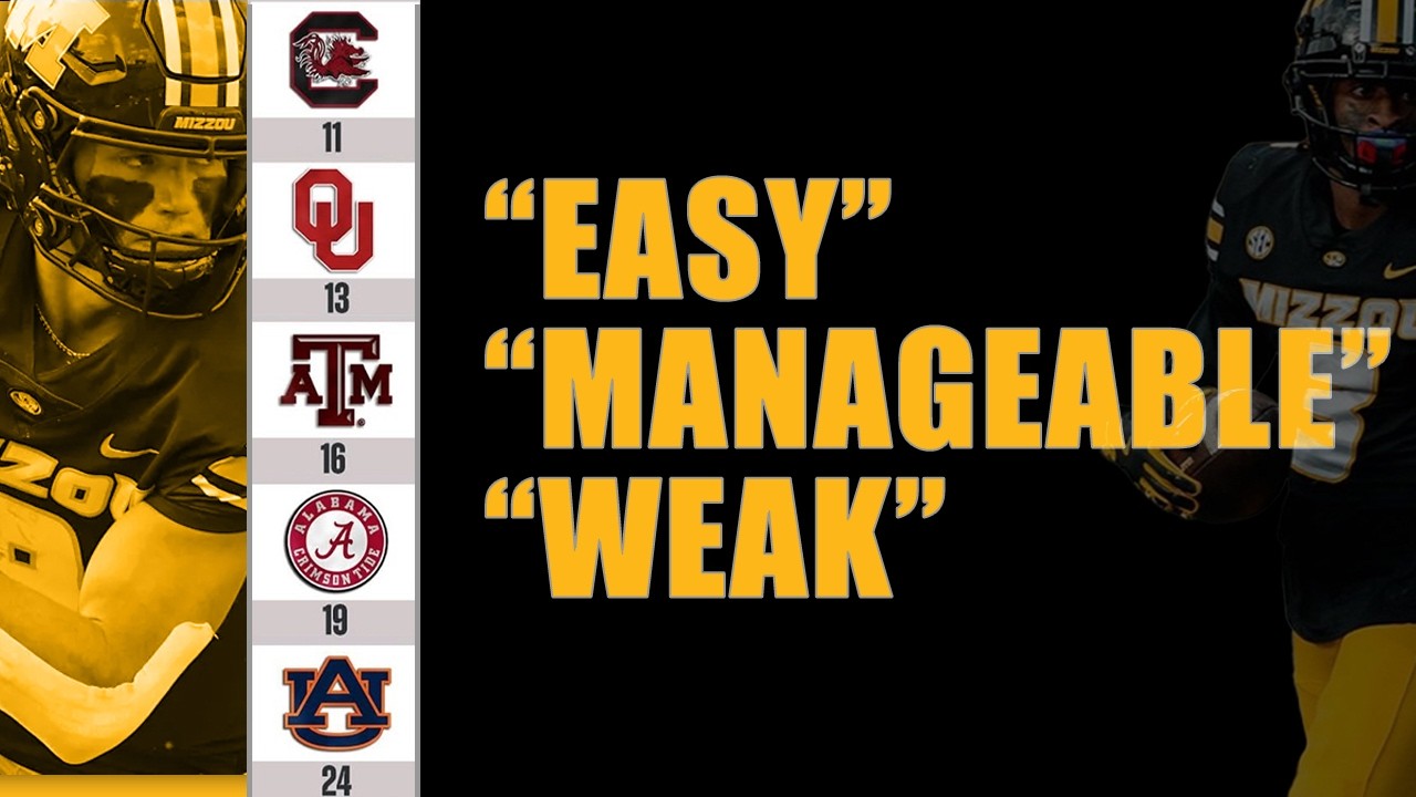 Mizzou's Schedule Is Harder Than You Think!