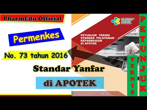 Petunjuk Teknis Standar Pelayanan Kefarmasian di Apotek