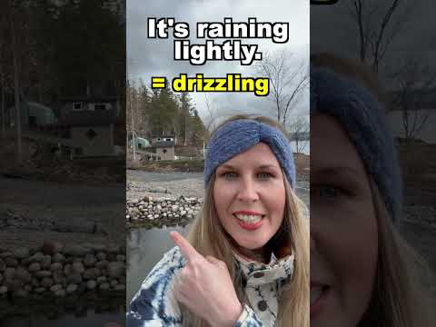 What does "DRIZZLING" mean? 🤷♀️🤷♂️