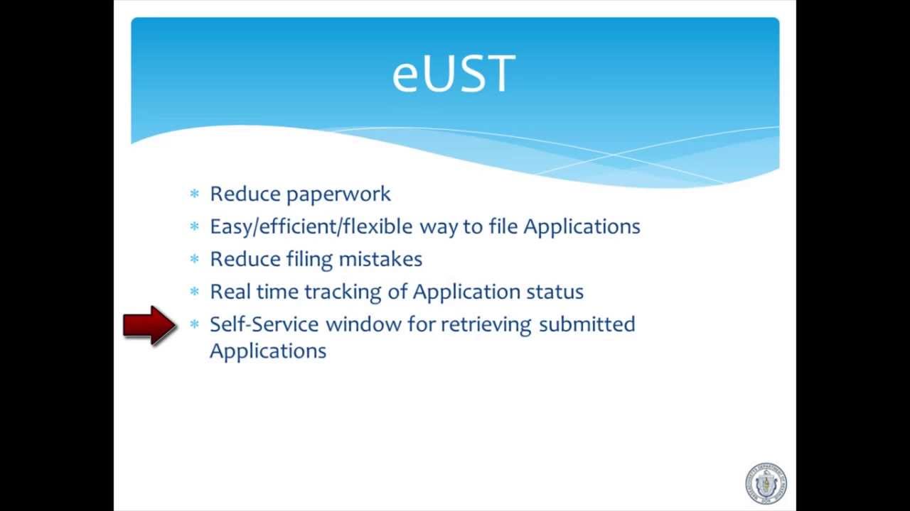 Overview of the UST programs's new e-UST page