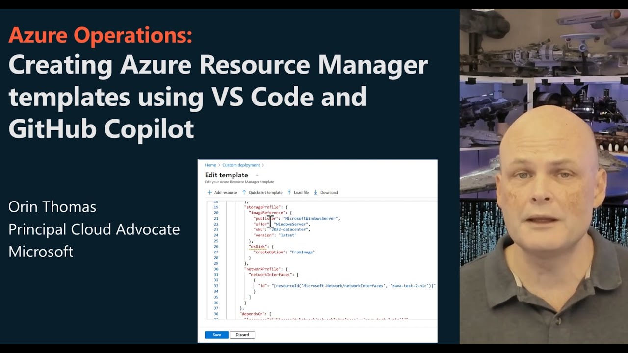 Creating Azure Resource Manager (ARM) Templates using VS Code and GitHub Copilot